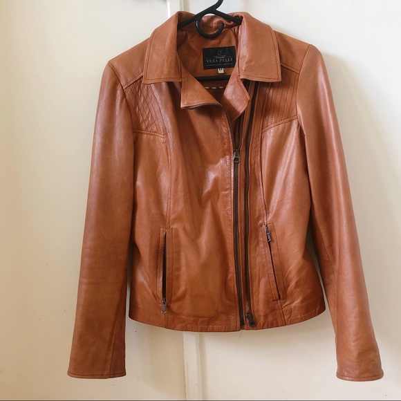 Vera Pelle | Jackets & Coats | Italian Leather Jacket Vera Pelle | Poshmark